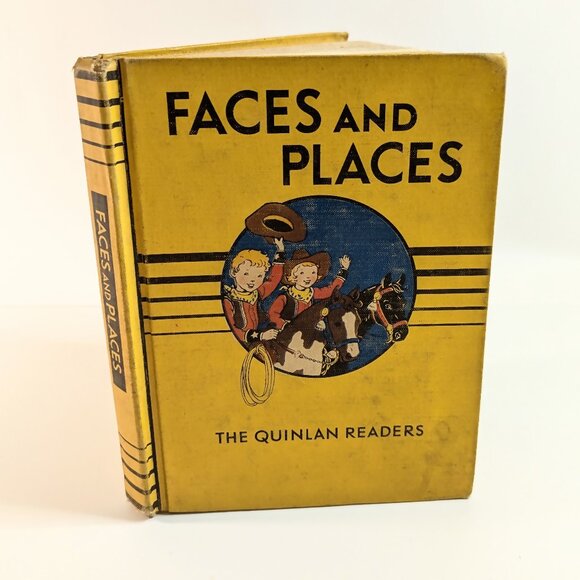 Quinlan Readers | Accents | Vintage Childrens School Book Faces And ...